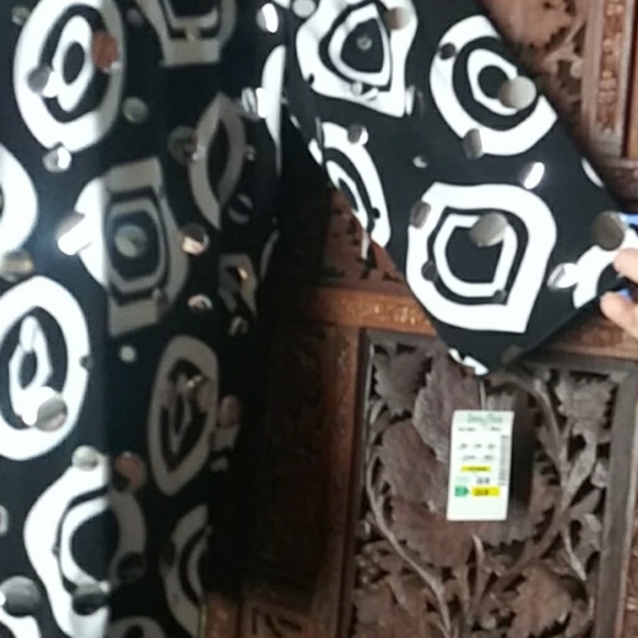 only nine | Tops | Only Nine 3x Womans Black White 34 Sl V Neck Top ...